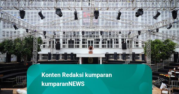Melihat Layout Panggung Debat Perdana Capres di KPU | kumparan.com