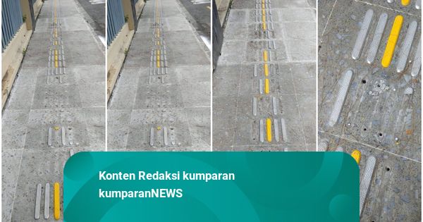 Guiding Block untuk Tunanetra di Jalan Suroto Yogyakarta Hilang ...
