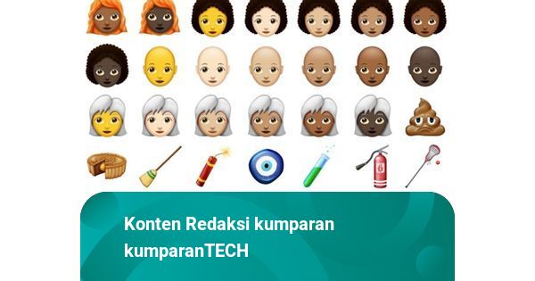 Siap-siap, Bakal Ada Emoji Gaya Rambut Keriting dan Kribo | kumparan.com