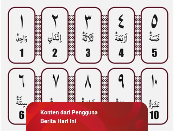 1 Hingga 20 Dalam Bahasa Arab - JanetteMelton