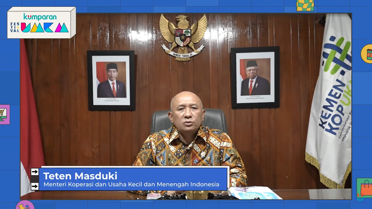 Teten Masduki: Festival UMKM kumparan Festival UMKM Online Terbesar ...