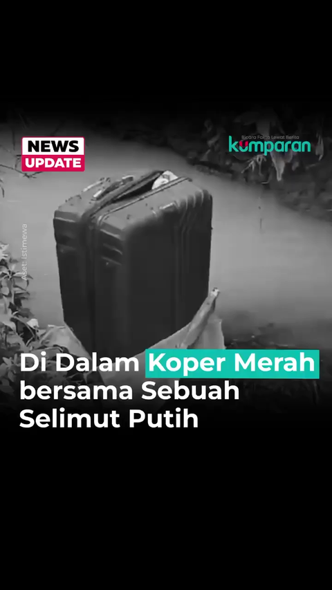 Mayat Wanita dalam Koper Merah di Ngawi