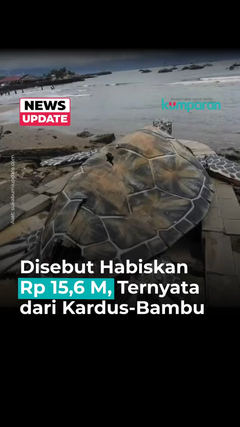 Viral Patung Penyu 'Kardus' Rp 15 M