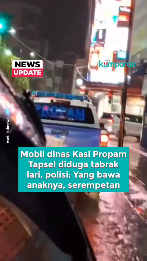 Anak Polisi di Medan Pakai Mobil Propam lalu Serempet Motor