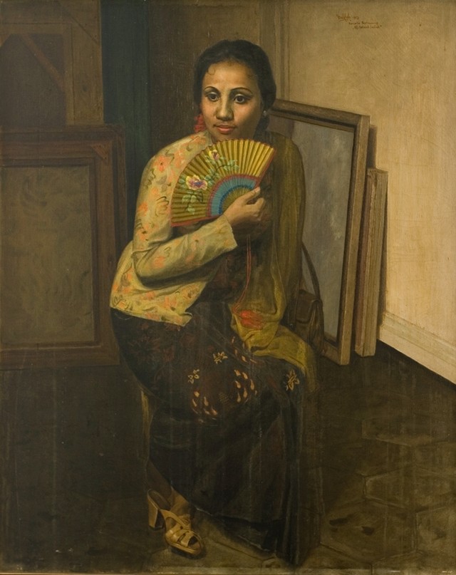 Lukisan Keindahan Sosok Wanita karya Dullah | kumparan.com