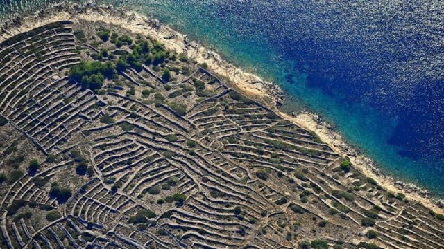 Baljenac, Pulau Kecil di Kroasia yang Bentuknya Mirip Sidik Jari ...