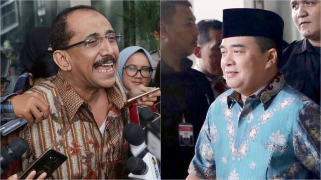 Saat Djamal Aziz dan Akom Kompak Bantah Terima Uang e-KTP | kumparan.com
