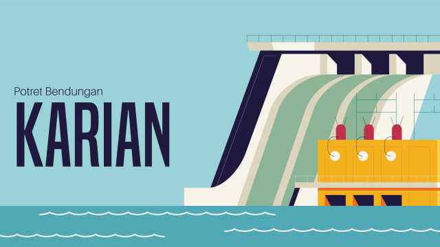 Infografis: Potret Bendungan Karian yang Jadi Terbesar Ketiga di RI ...