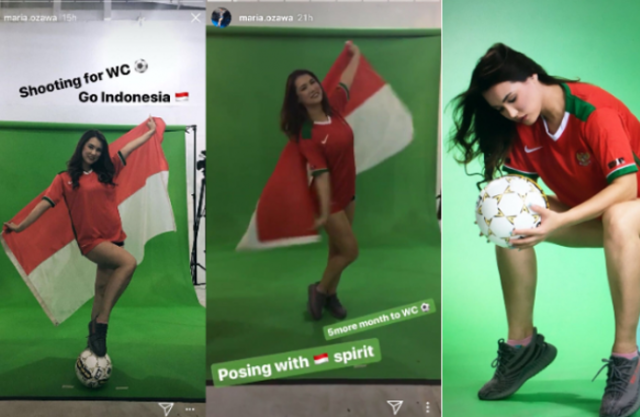 Maria Ozawa Pemotretan Dengan Membawa Nama Indonesia | kumparan.com