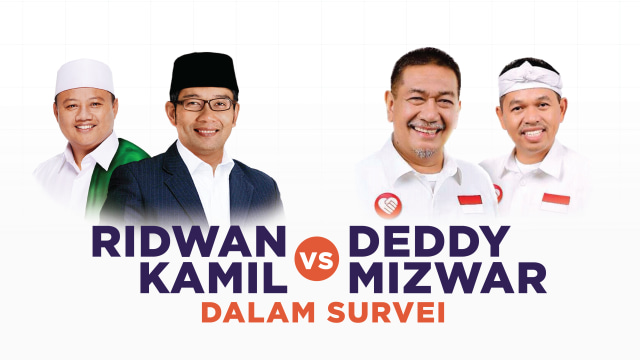 Pertarungan Ridwan Kamil-Uu vs Deddy Mizwar-Dedi Mulyadi | kumparan.com