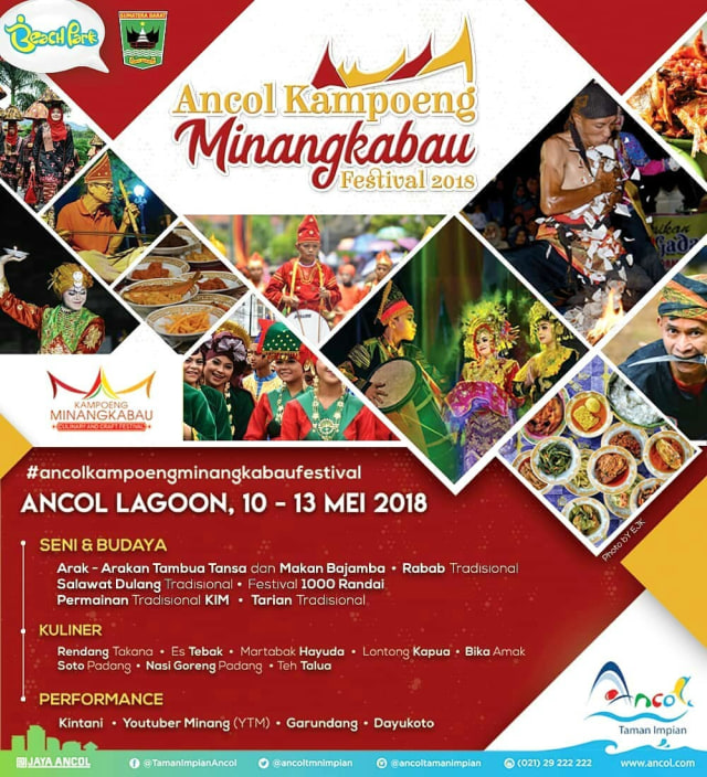 Ancol Kampoeng Minang Festival 10 - 13 Mei 2018 | kumparan.com