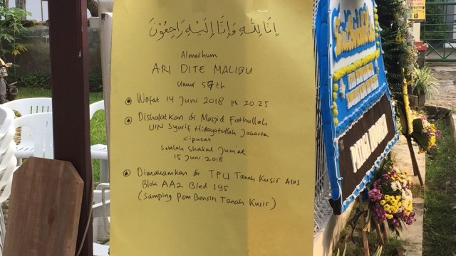 Ari Malibu Meninggal karena Kanker Esofagus | kumparan.com