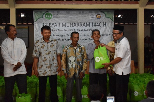 Gelaran Muharam 1440H , IZI DIY & KPP Pratama Wonosari Salurkan Paket ...