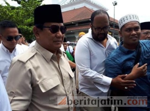 Tim Prabowo-Sandi: Survei Internal di Jatim, Pasangan No 2 Naik Positif ...