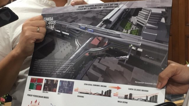 Melihat Desain Integrasi Halte Transj CSW dan Stasiun MRT Asean ...