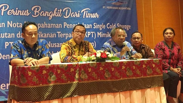 Perinus Kelola Gudang Ikan 200 Ton Milik KKP di Mimika | kumparan.com