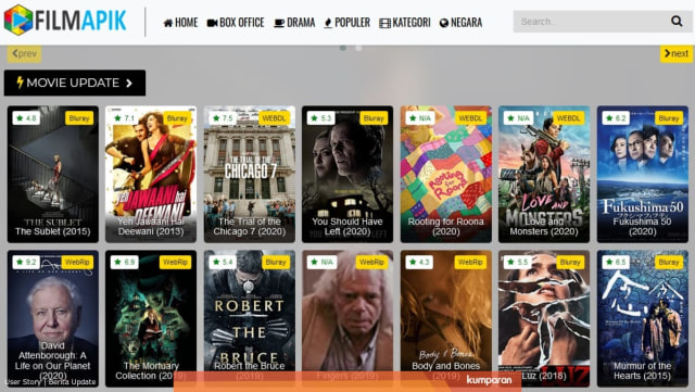 Filmapik Situs Nonton Streaming Film Ilegal Ternyata Punya Penghasilan Ratusan | kumparan.com