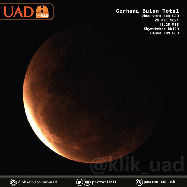 Observatorium UAD: Supermoon dan Gerhana Bulan Total | kumparan.com