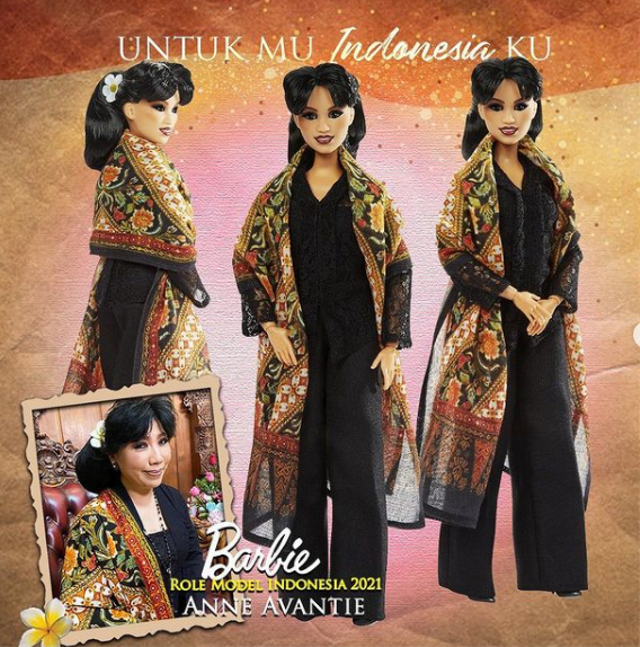 Pertama di Indonesia, Ini 5 Potret Barbie dengan Wujud Anne Avantie ...