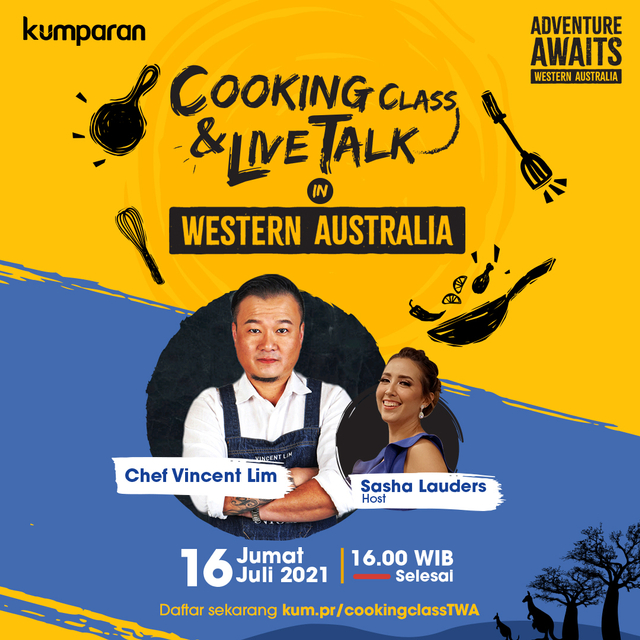 Yuk, Belajar Masak Bareng Chef Vincent Lim, Pakar Kuliner Australia ...