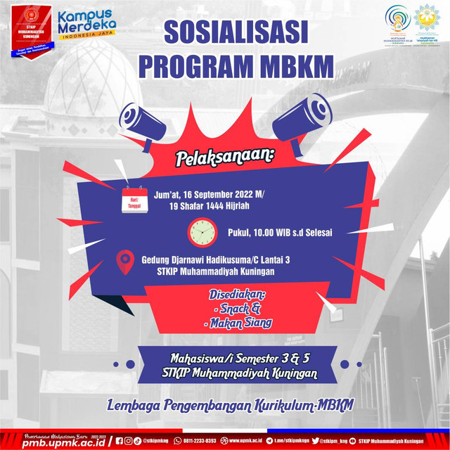 Sosialisasi Program MBKM Semester 3 & 5 STKIP Muhammadiyah Kuningan ...