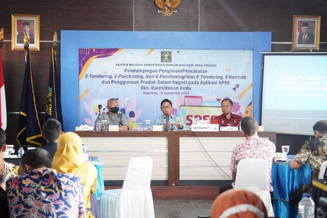 Kemenkumham Jateng Melakukan Pendampingan Pengisian Aplikasi SPSE ...