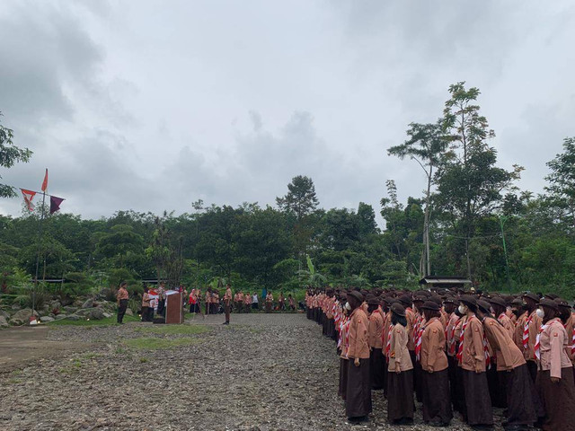 Penerimaan Tamu Ambalan Gerakan Pramuka SMK Negeri 4 Kota Surabaya ...