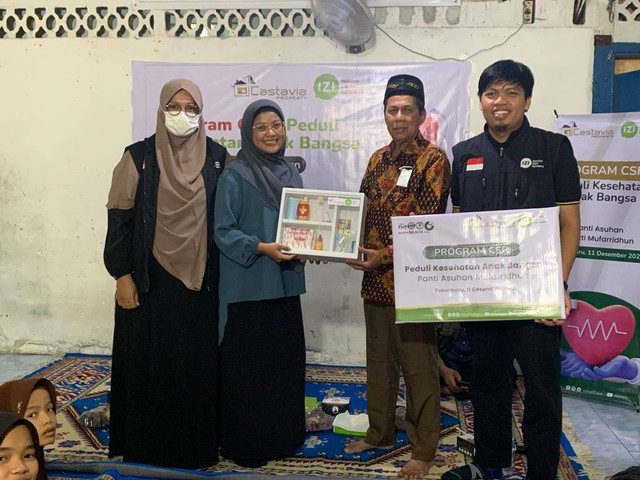 Castavia Property Gandeng IZI Riau Gelar Cek Kesehatan Anak Panti ...