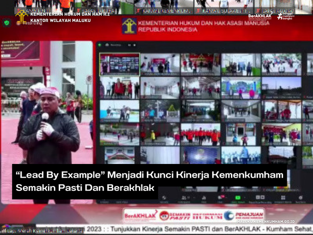 “Lead By Example” Menjadi Kunci Kinerja Kemenkumham Semakin Pasti dan ...