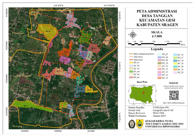 Dukung Program Kelengkapan Aset Desa, Mahasiswa KKN UNDIP Buat Peta Desa Tanggan | kumparan.com