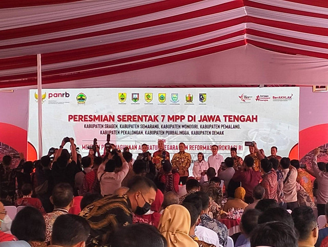 Peresmian MPP Sragen oleh MenPANRB, Bapas Surakarta layani 118 Klien ...