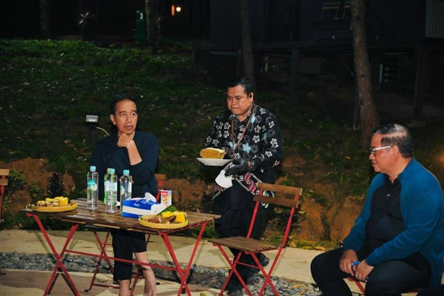 Jokowi Bermalam di IKN Sambil Santap Nasi Goreng Ditemani Ketua Badan Otorita | kumparan.com