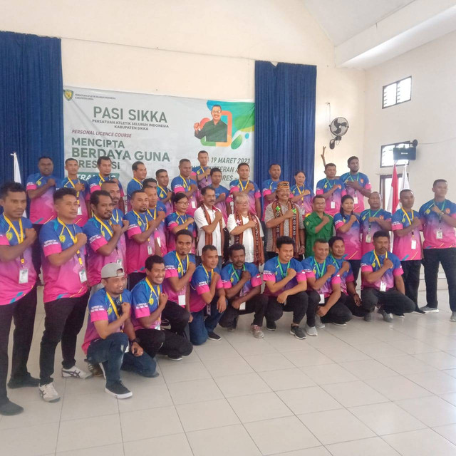 55 Peserta dari 5 Kabupaten Ikut Training Pelatih dan Wasit Atletik ...