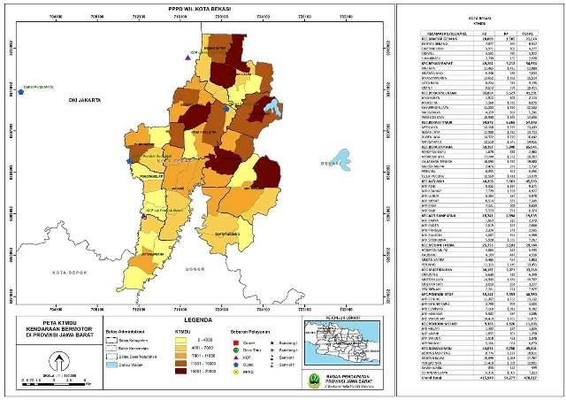 Mengenal Peta Kota Bekasi di Jawa Barat dan Batas Wilayahnya | kumparan.com