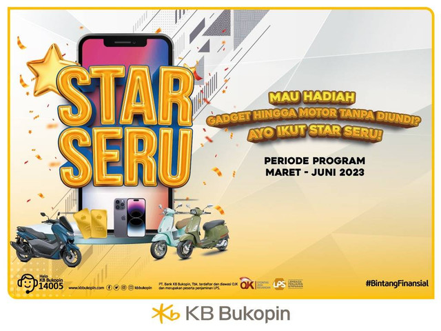 Hadirkan Program STAR SERU, Bank KB Bukopin Bagi-Bagi Hadiah Tanpa ...
