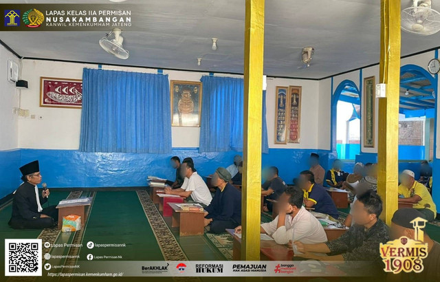 Membangun Akhlak sebagai Pokok Agama Tema Kajian Rohani di Lapas ...