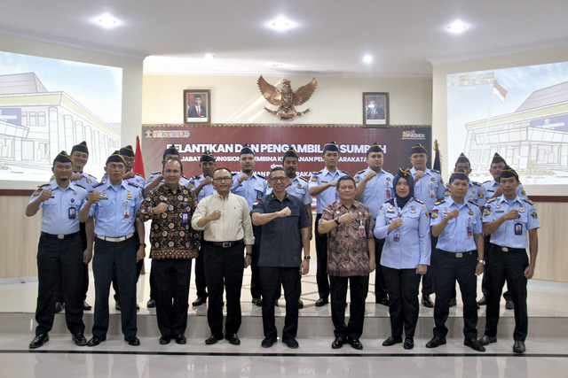 Kalapas Bengkulu Hadiri Pelantikan dan Pengambilan Sumpah JFT ...
