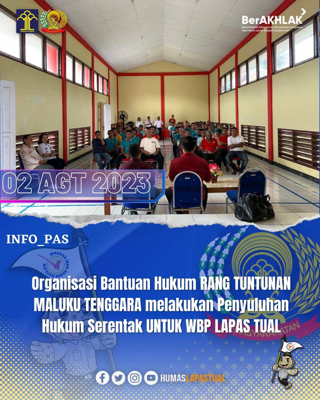 Organisasi Bantuan Hukum Rang Tuntunan Malra melakukan Penyuluhan Hukum ...