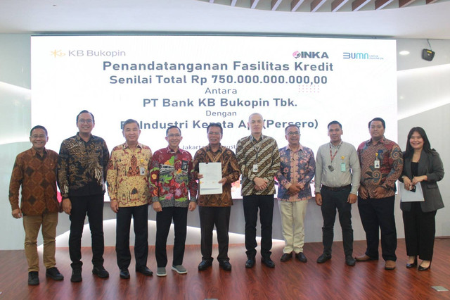 Bank KB Bukopin dan INKA Kerja Sama untuk Modal Pengadaan Kereta Api Rp ...