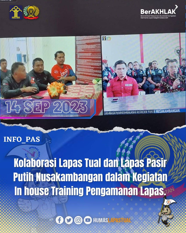 kolaborasi Lapas Tual dan Lapas Pasir Putih Nusakambangan Dalam ...