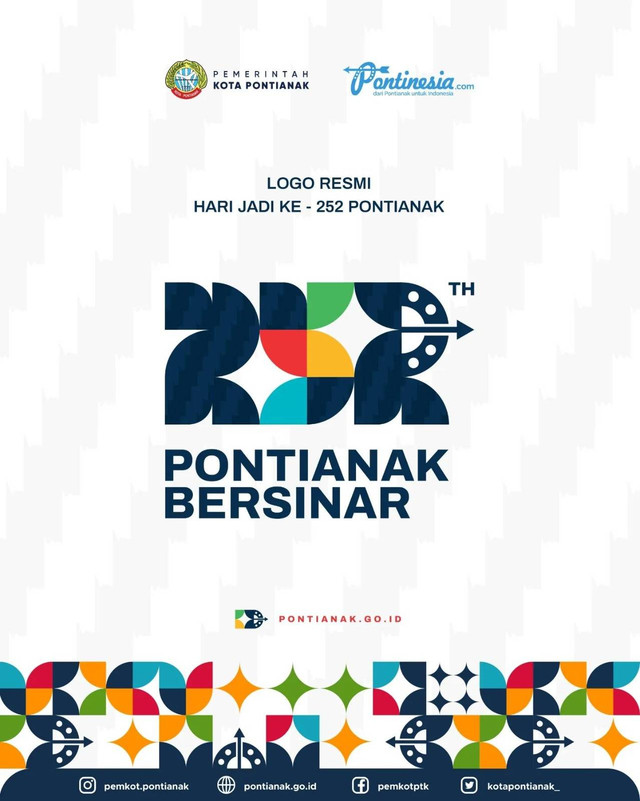 Logo Resmi HUT Ke-252 Kota Pontianak Tuai Pujian: yang Menang Bukan ...