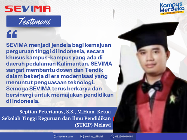 Ketua STKIP Melawi Nilai SEVIMA Jendela Kemajuan Perguruan Tinggi di ...