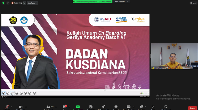 Tantang Generasi Muda! Kementerian ESDM Kembali Resmikan Gerilya ...