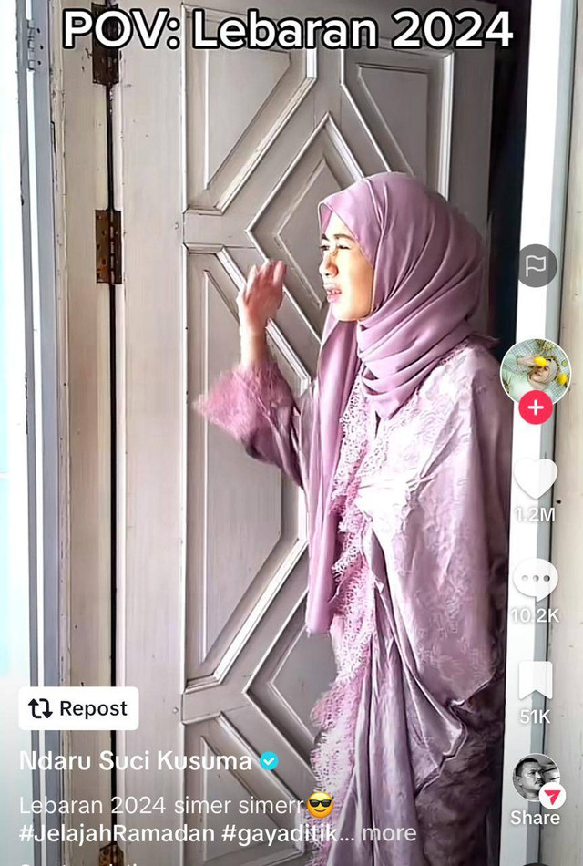 Shimer Jadi Trendsetter Baju Lebaran 2024: Netizen Ramai Buat Jokes ...