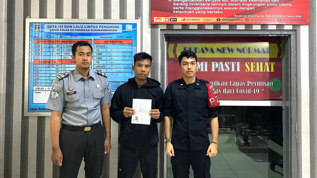 Hirup Udara Bebas Satu Napiter Lapas Permisan Asal Karawang | kumparan.com