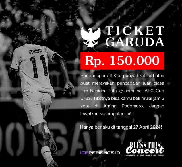 Khusus Hari Ini, Bless This Concert Berikan Promo Spesial 'Ticket ...