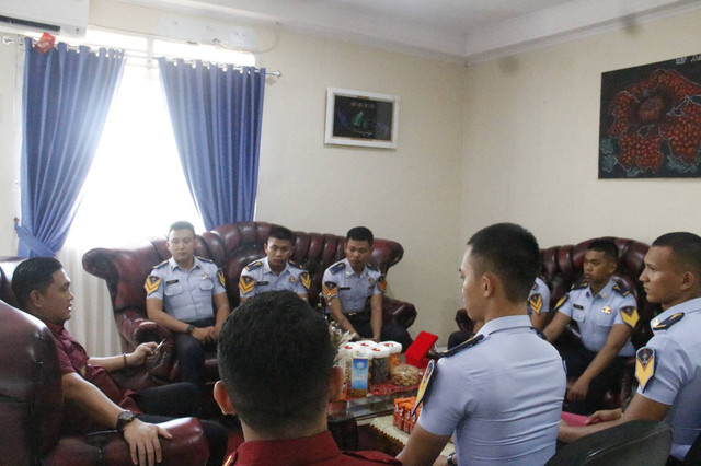 Pelepasan dan Penyerahan Plakat Taruna Poltekip di Rutan Bengkulu ...