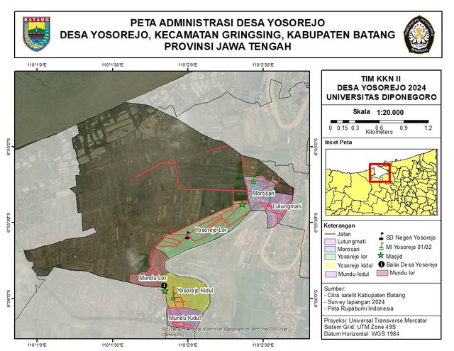 KKN UNDIP Dampingi Pembuatan Peta Administrasi Desa Yosorejo | kumparan.com