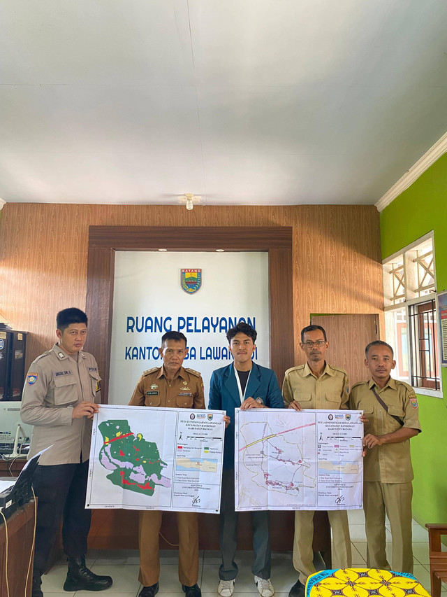 Inovasi Dilakukan Mahasiswa KKN Undip dengan menghadirkan Peta Tutupan ...