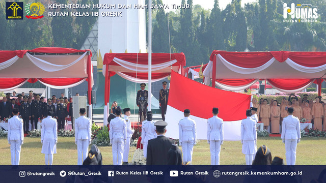 Rutan Gresik Ikuti Upacara Hari Pengayoman Ke-79 di Tugu Pahlawan ...